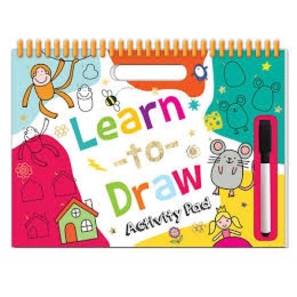 WIPE CLEAN DOODLE PAD LEARN TO DRAW